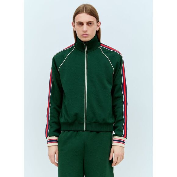 Gucci | Sweaters | Gucci Gg Jacquard Zip Sweater | Poshmark